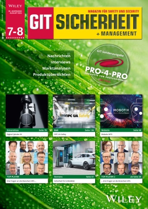 GIT SICHERHEIT 7 / 2021 • GIT-SICHERHEIT.de ist das Zielgruppen-Portal für alle Sicherheits ...
