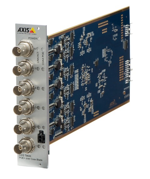 Axis announces PoE+ over coax blade, the first multi-channel migration ...